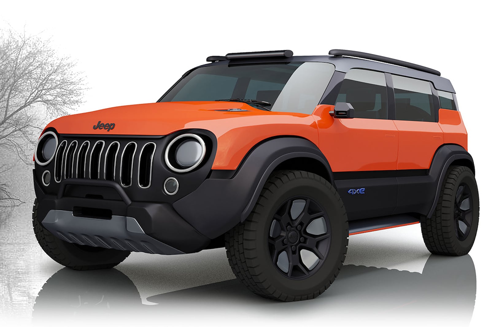 Jeep Renegade 2028 показали на неофициальных рендерах