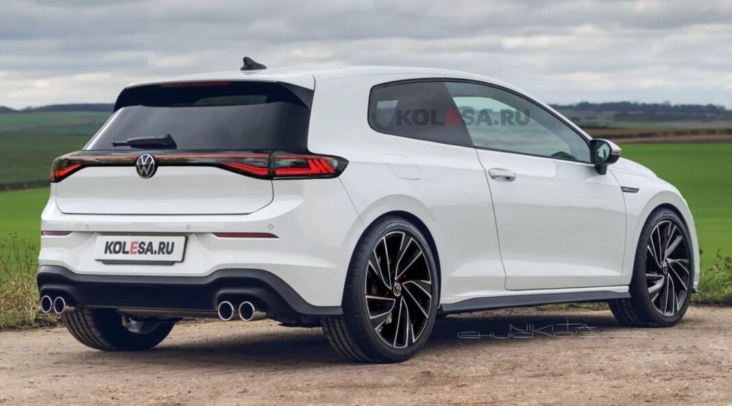 Volkswagen Scirocco 2023 показали на рендерах в новой версии