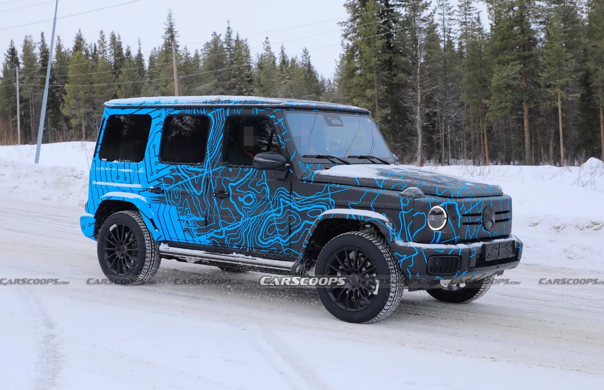 Mercedes-Benz EQG 2024 замечен на дорожных тестах