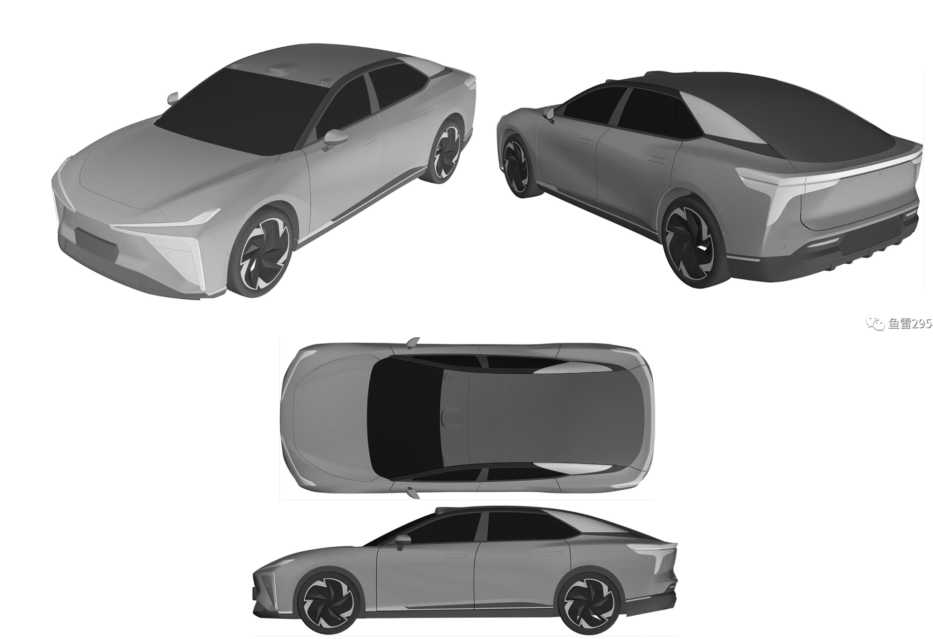 Exeed E03 2024 впервые показали на патентных фото