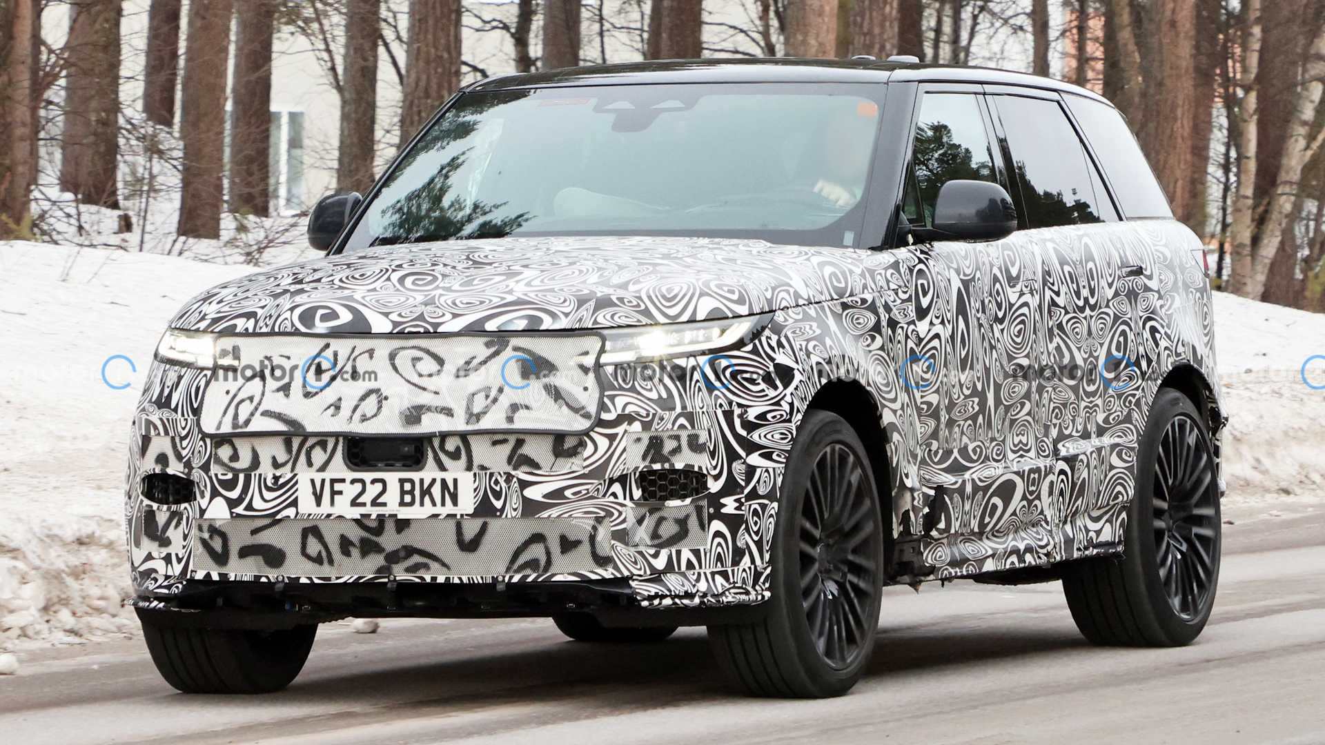 Land Rover Range Rover Sport SVR 2024 готовится к дебюту