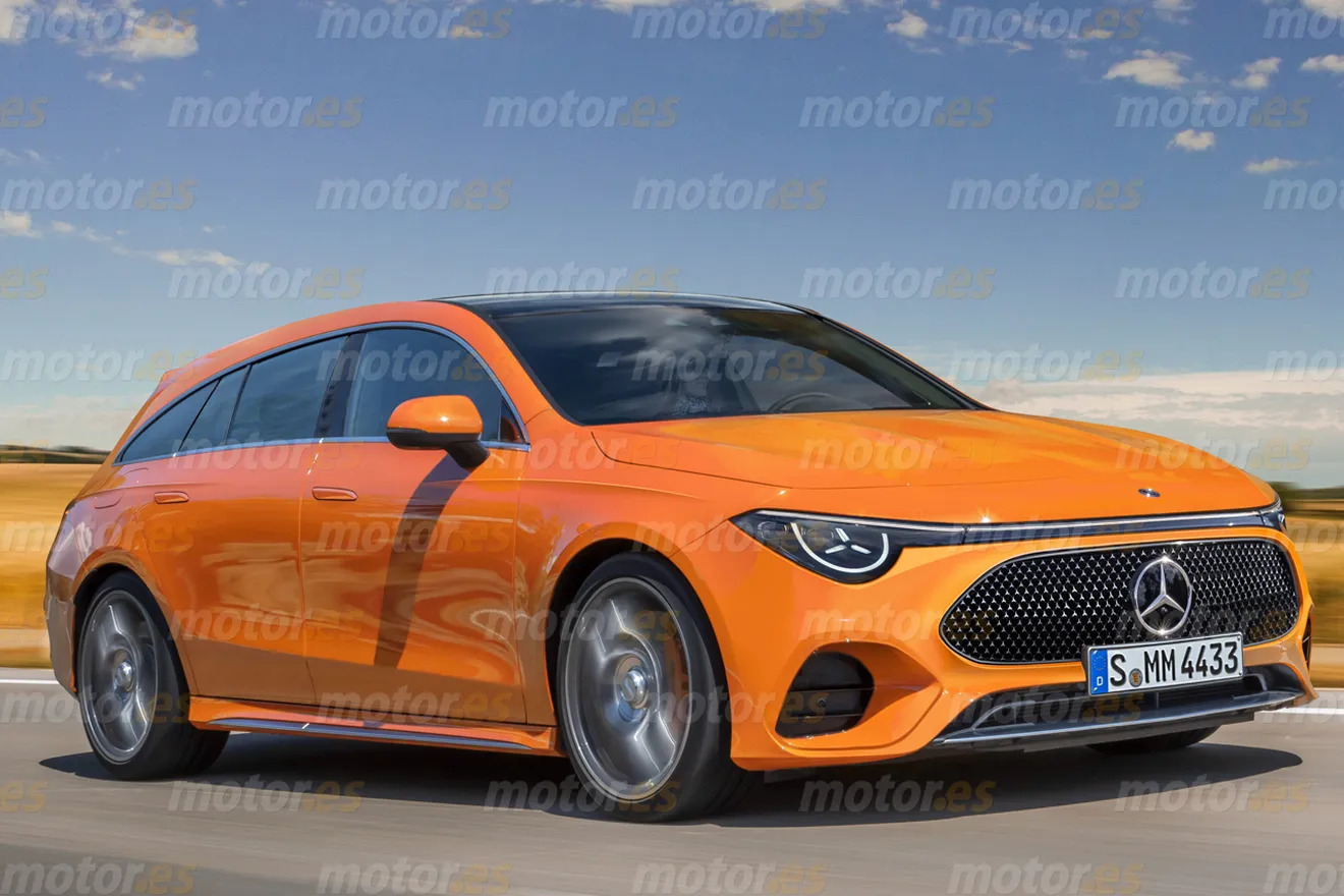 Mercedes CLA Shooting Brake 2027 раскрыт на рендерах