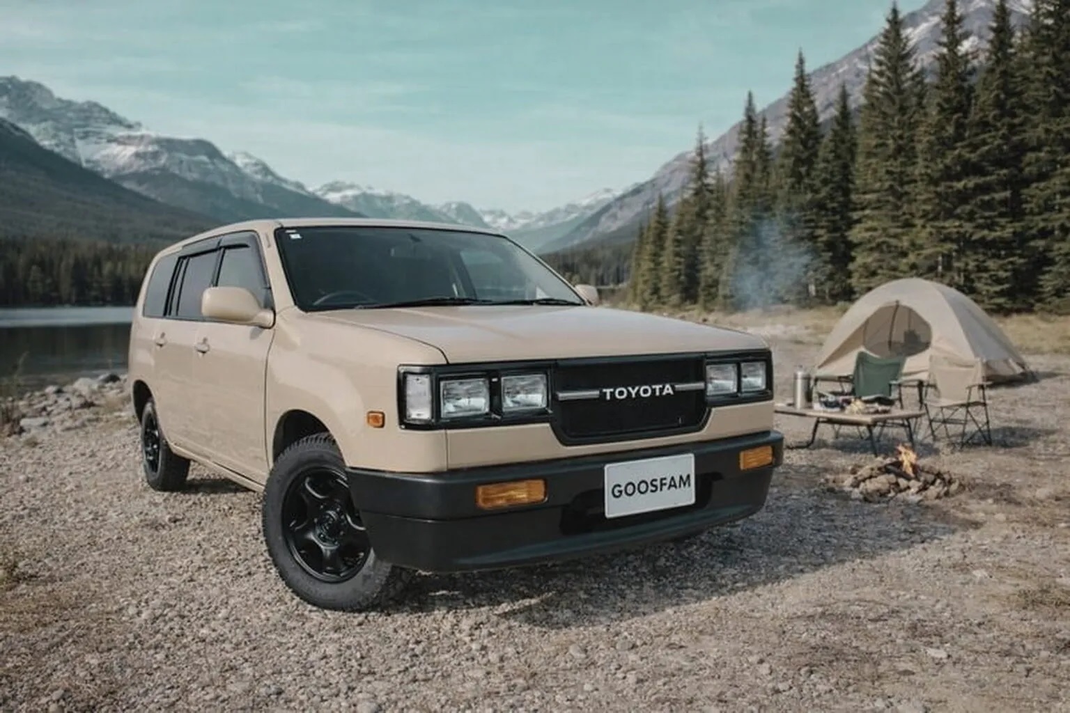 Японцы превратили Toyota Probox в Land Cruiser 60 за 4100$