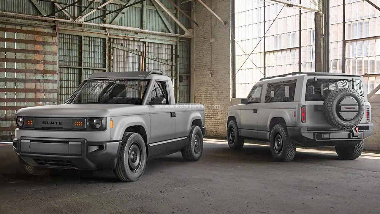 Bezos' Startup Unveils Slate Truck Electric Pickup for $24,950